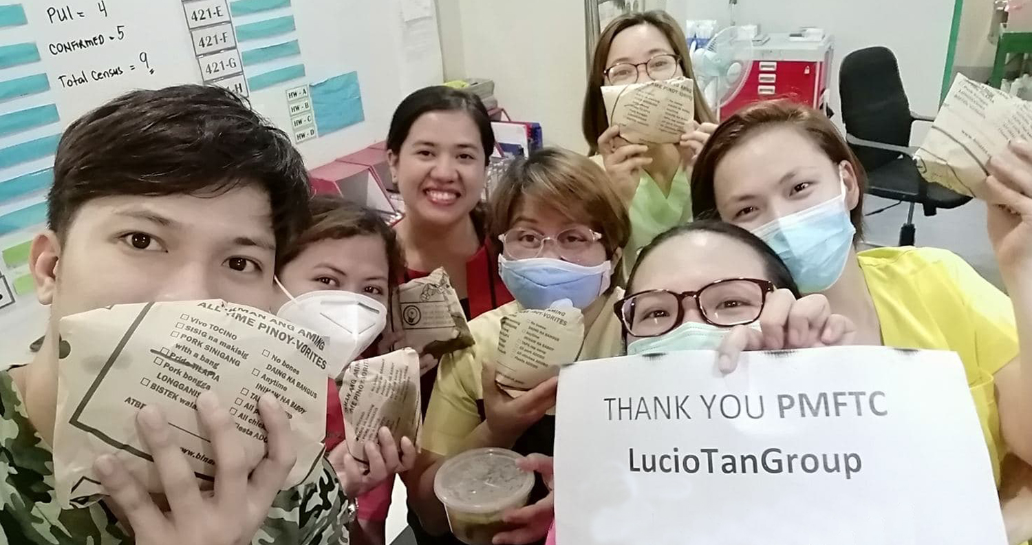 LT Group, Binalot donate meals - Binalot Fiesta Foods